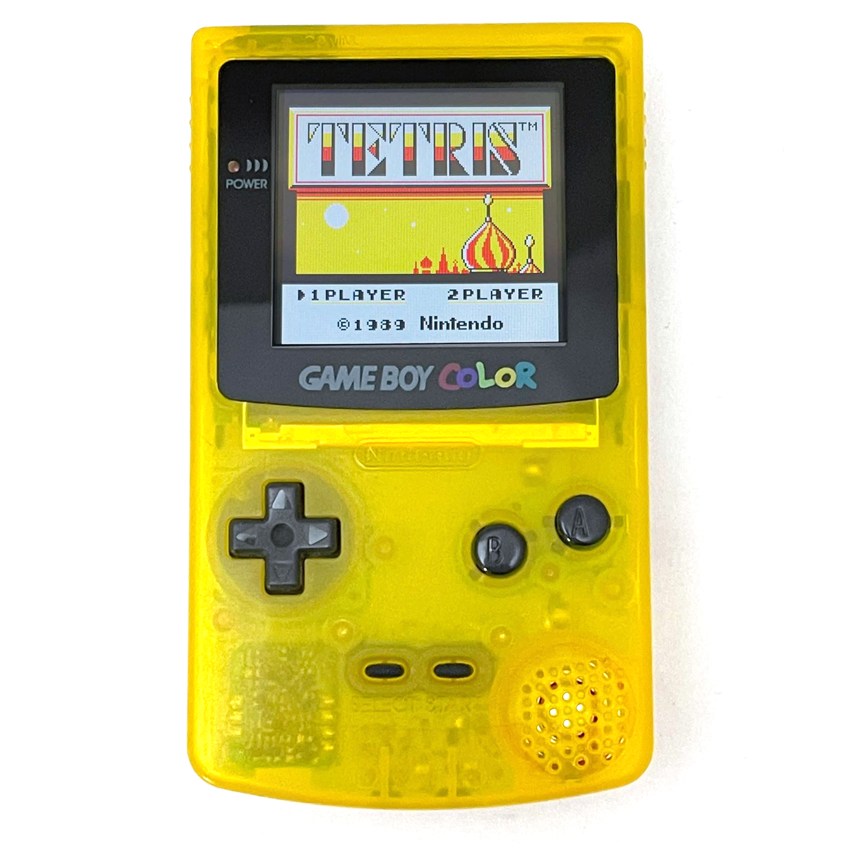 GameBoy Color - Konsole #gelb-transparent IPS LCD Display Mod (mit ...