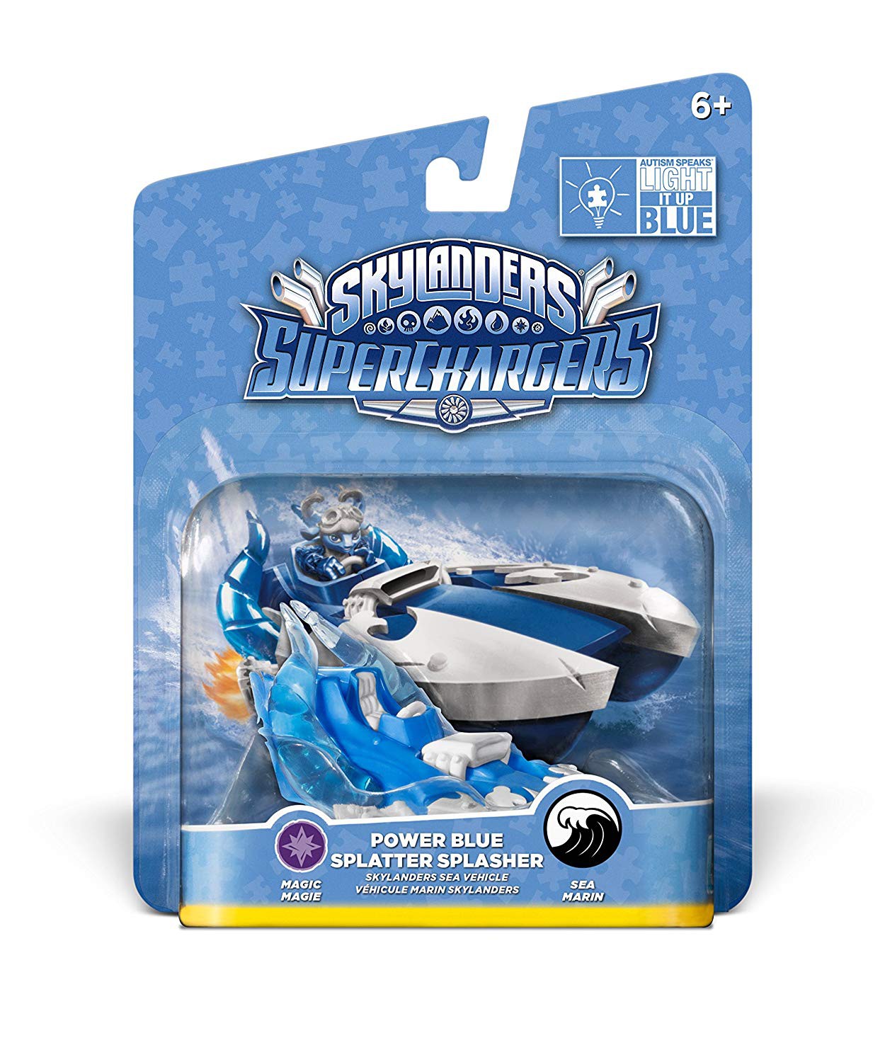 Skylanders - Superchargers : Vehicles Power Blue - Splatter Splasher ...