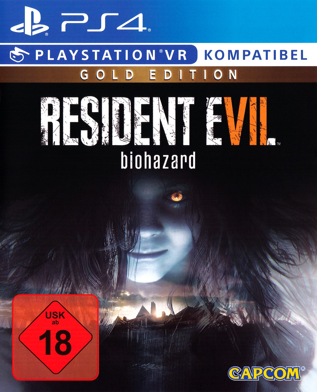 PS4 Resident Evil VII Biohazard Gold Edition DE Version mit OVP sehr guter Zustand gebraucht USK18 Konsolenkost
