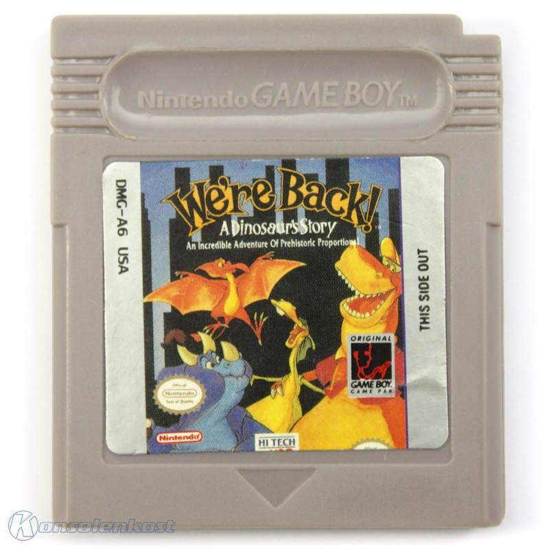 GameBoy - We're Back! A Dinosaur's Story - We are Back (US Version ...