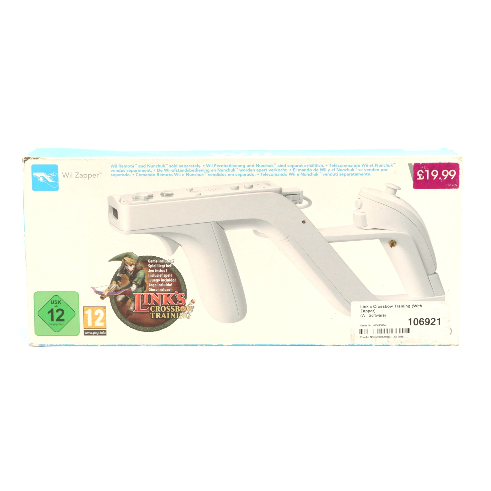 Wii - Original Controller Aufsatz: Blaster / Rifle / Zapper #weiß (ohne ...