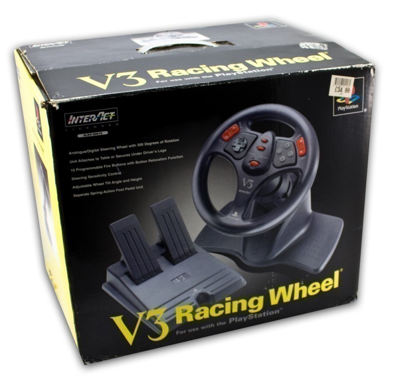 PS1 - Lenkrad / Racing / Steering Wheel mit Pedale #V3 (mit OVP ...