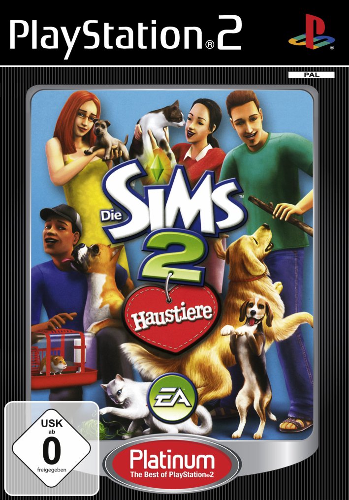 PS2 - Die Sims 2: Haustiere / Pets [Platinum] (DE Version) (mit OVP ...