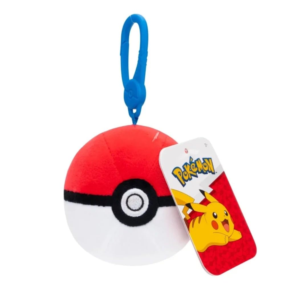 Merchandise - Pokemon Pokeball Schlüsselanhänger Plüsch [Pokémon] (NEU ...