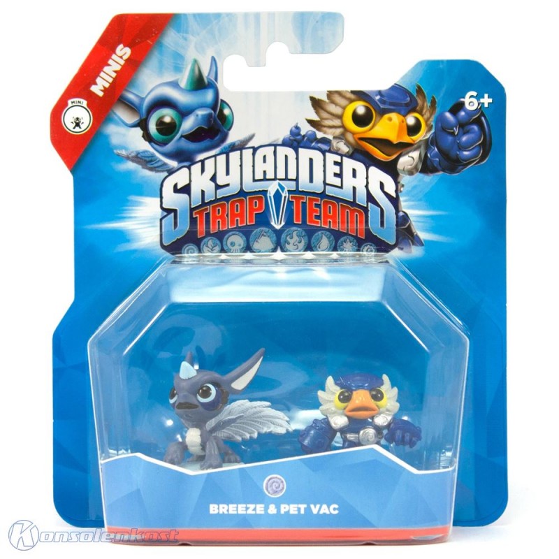 Skylanders - Trap Team Mini Figur: Breeze + Pet Vac (NEU & OVP ...