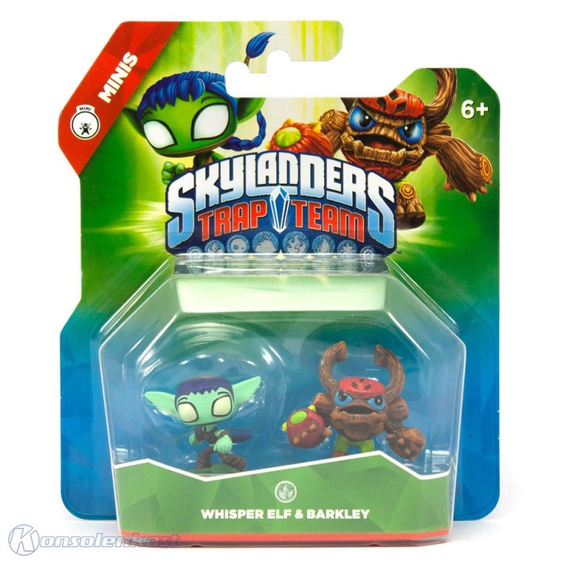 Skylanders - Trap Team Mini Figur: Whisper Elf + Barkley (NEU & OVP ...