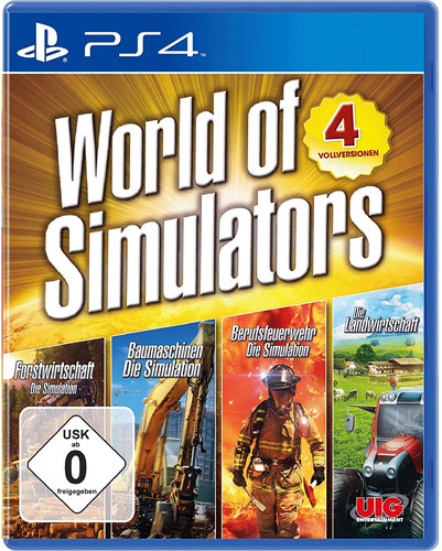 PS4 - World of Simulators: 4 Games (NEU & OVP) | Konsolenkost