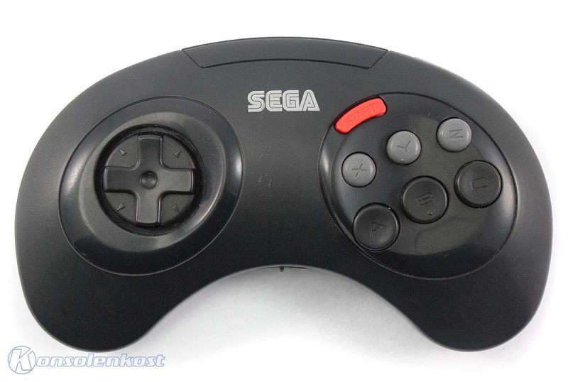 Mega Drive - 2 Original 6-Button Wireless Controller / Control Pad MK ...
