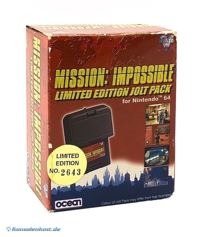 N64 - Rumble Pak Jolt Pack Mission: Impossible LE [Joy Tech] (mit OVP ...
