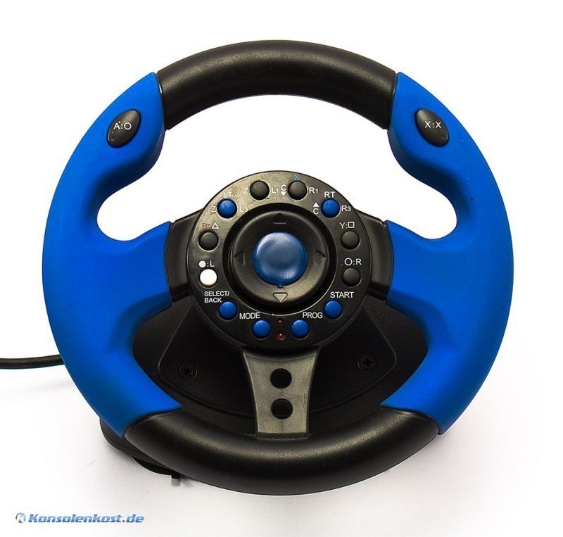 GameCube - Lenkrad / Racing / Steering Wheel (ohne Pedale) (für GC/Xbox ...