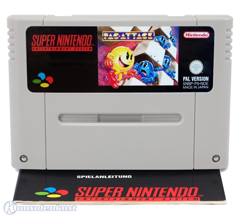 SNES - Pac Attack (DE Version) (Modul mit Anl.) (gebraucht) | Konsolenkost