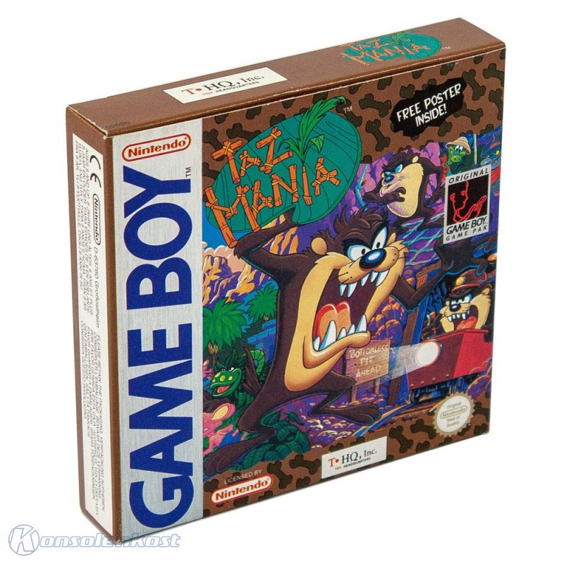 GameBoy - Taz Mania + Poster (NEU & OVP) | Konsolenkost