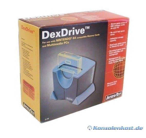 N64 - Dex Drive 64: N64 Controller Paks / Memory Cards / Speicherkarten ...