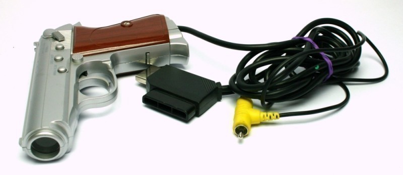 PS1 - Light Gun / Pistole / Phaser #silber Scorpion (gebraucht ...