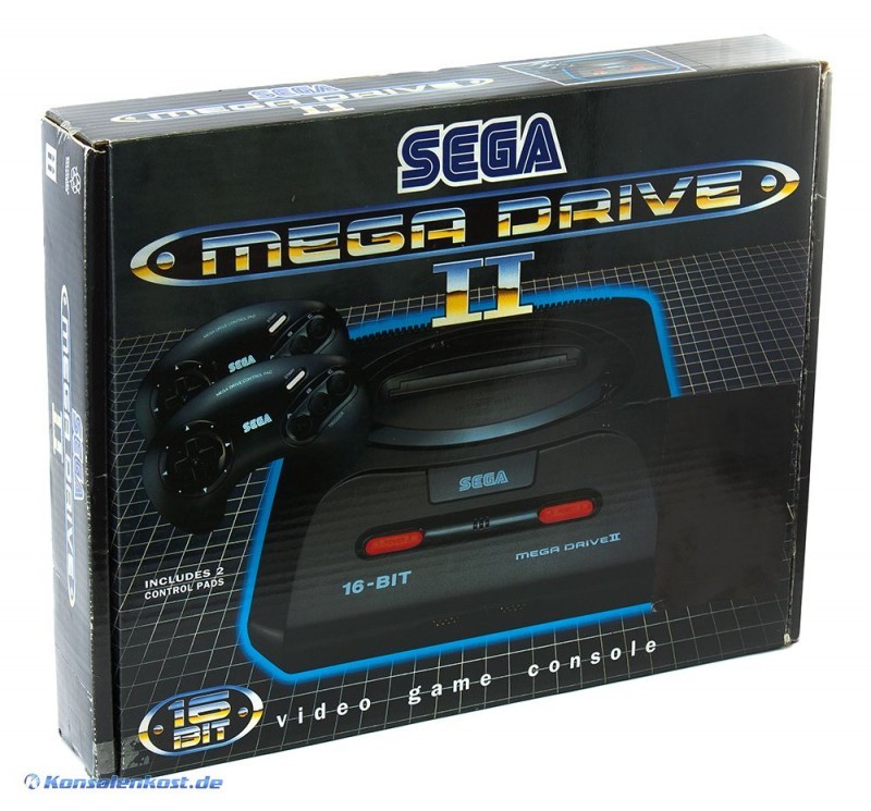 Mega Drive - Konsole MD2 + 2 Original Controller (mit OVP) (gebraucht ...
