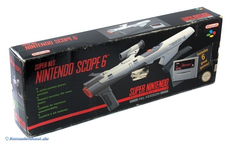 SNES Nintendo Scope Bazooka + Super Scope 6 | Konsolenkost