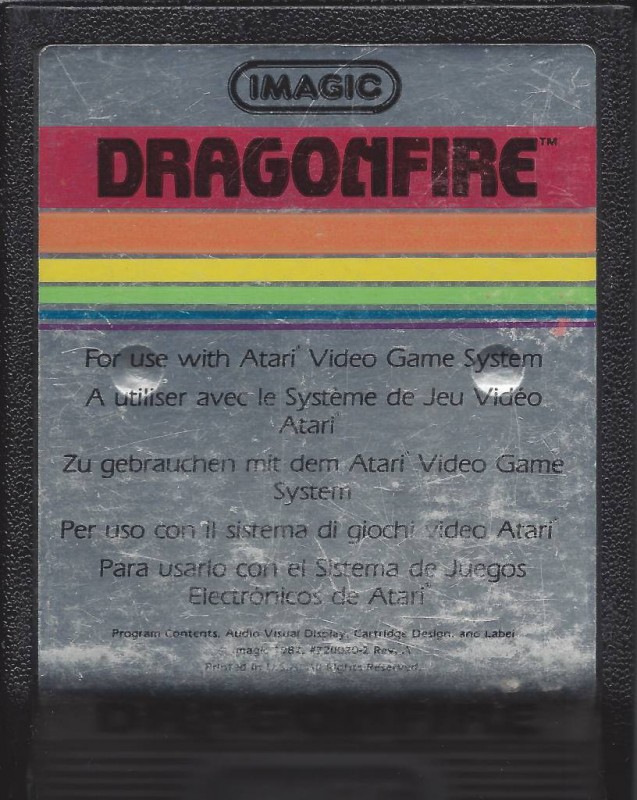 Atari 2600 - Dragonfire #Silverlabel (Modul) (gebraucht) | Konsolenkost