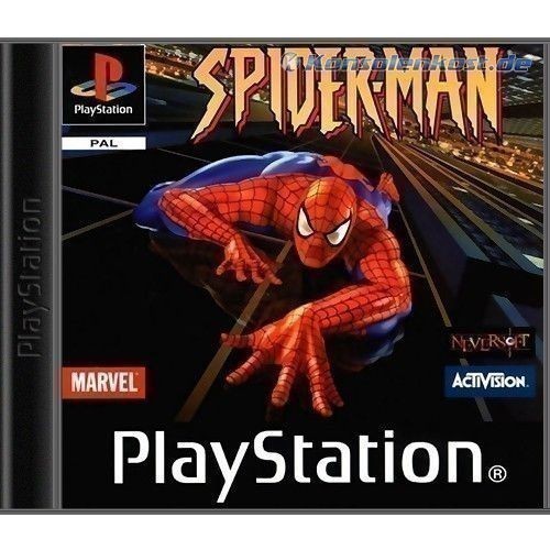 PS1 Spider Man DE Version mit OVP gebraucht Konsolenkost