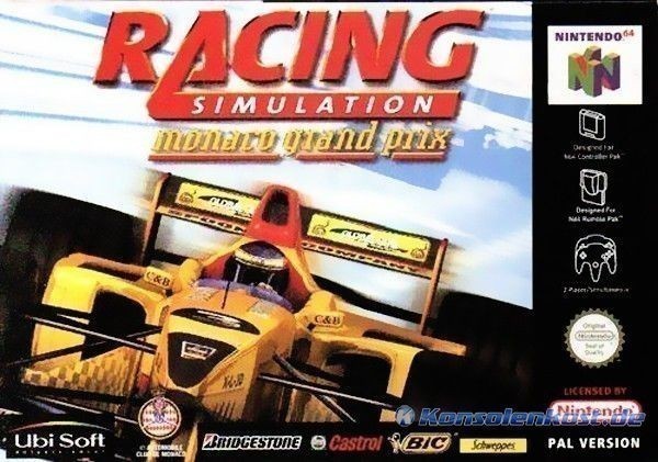 N64 - Racing Simulation Monaco Grand Prix (mit OVP) (gebraucht ...