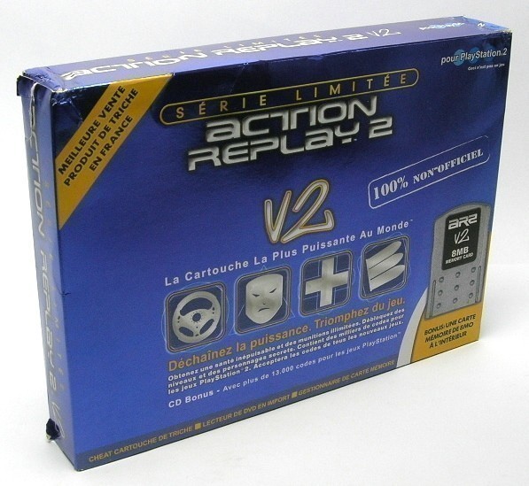 PS2 - Cheat Cartridge / Mogelmodul / Schummelmodul Action Replay 2 V2 ...