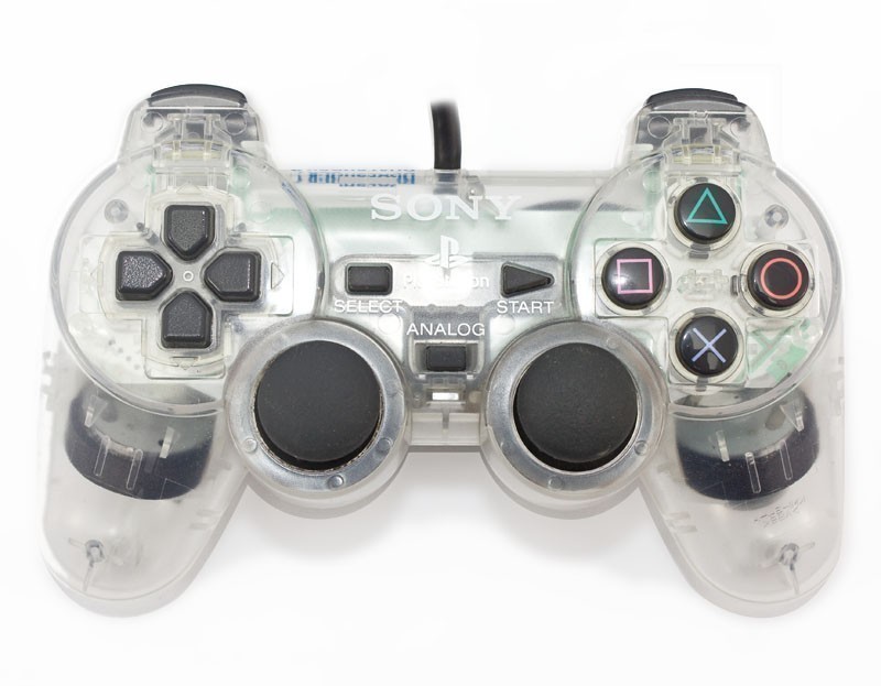 PS2 - Original Dualshock 2 Controller SCPH-10010 #Crystal transp. [Sony ...