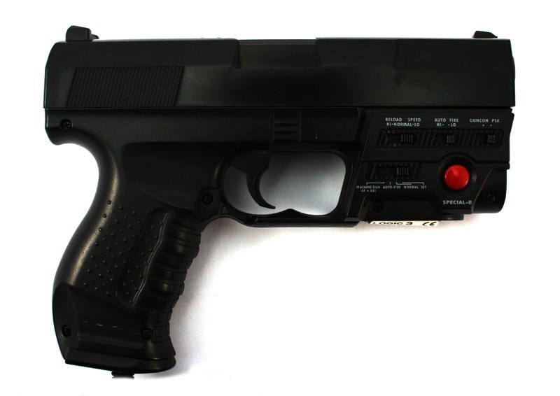 PS1 - Light Gun / Pistole / Phaser #schwarz P99K [Logic 3] (gebraucht ...