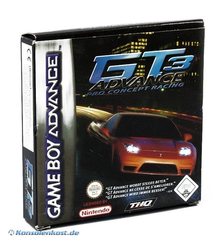 GameBoy Advance - GT Advance 3: Pro Concept Racing (JAP Version) (NEU ...