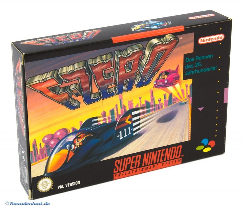 SNES - F-Zero (mit OVP) (gebraucht) NEUWERTIG | Konsolenkost