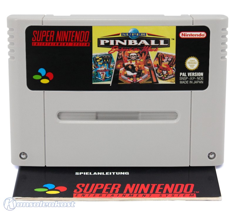 SNES - Super Pinball: Behind the Mask (Modul mit Anl.) (gebraucht ...