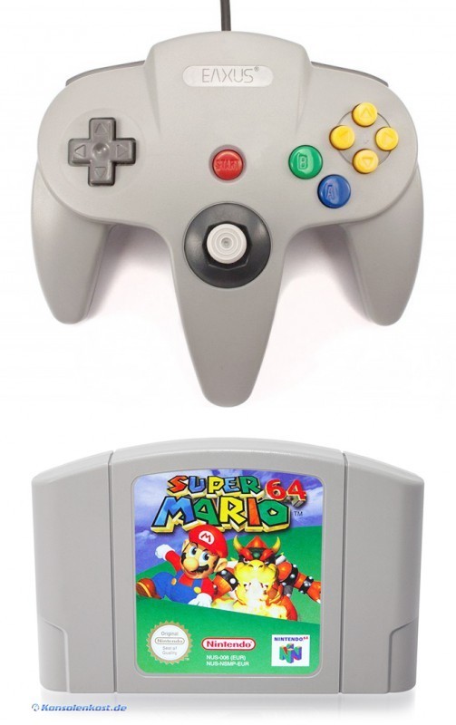N64 - Super Mario 64 + Controller (Modul) (gebraucht) | Konsolenkost