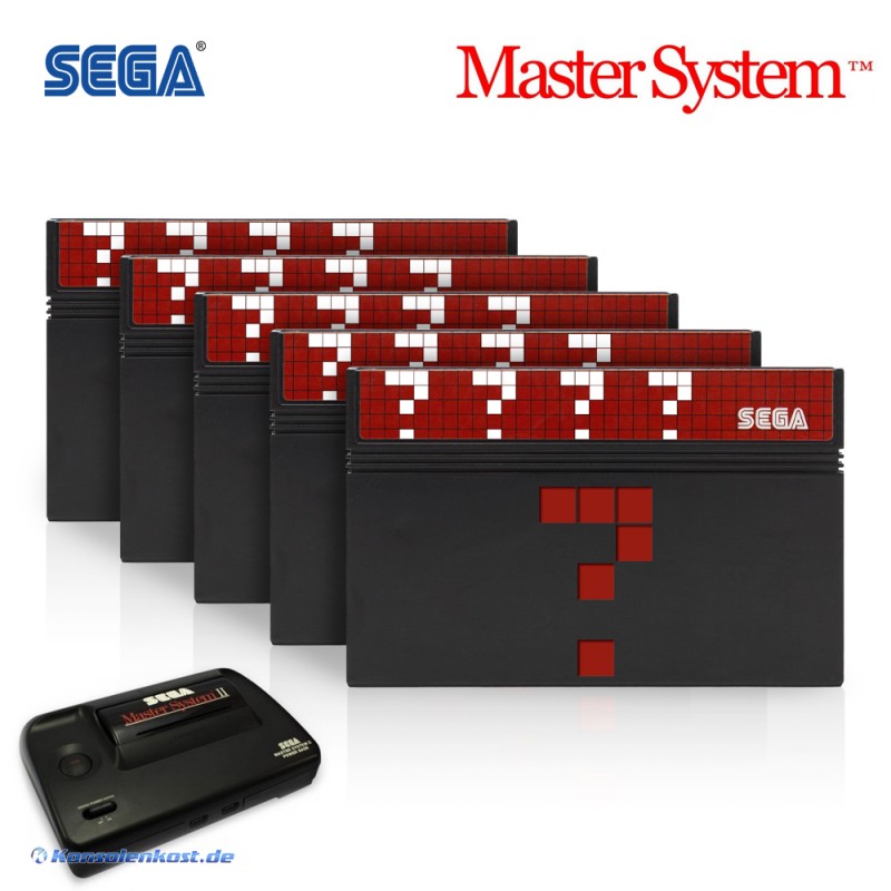 Master System - Wundertüte: 5 Original Master System Spiele (gebraucht ...