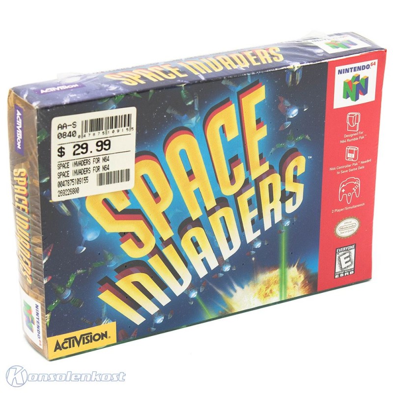 N64 - Space Invaders (US Import) (NEU & OVP) | Konsolenkost