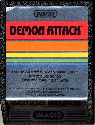 Atari 2600 - Demon Attack #Silverlabel V2 (Modul) (gebraucht) | Konsolenkost