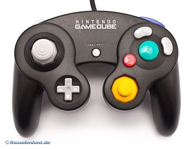 GameCube - Original Nintendo Controller / Pad #schwarz DOL-003 (sehr ...