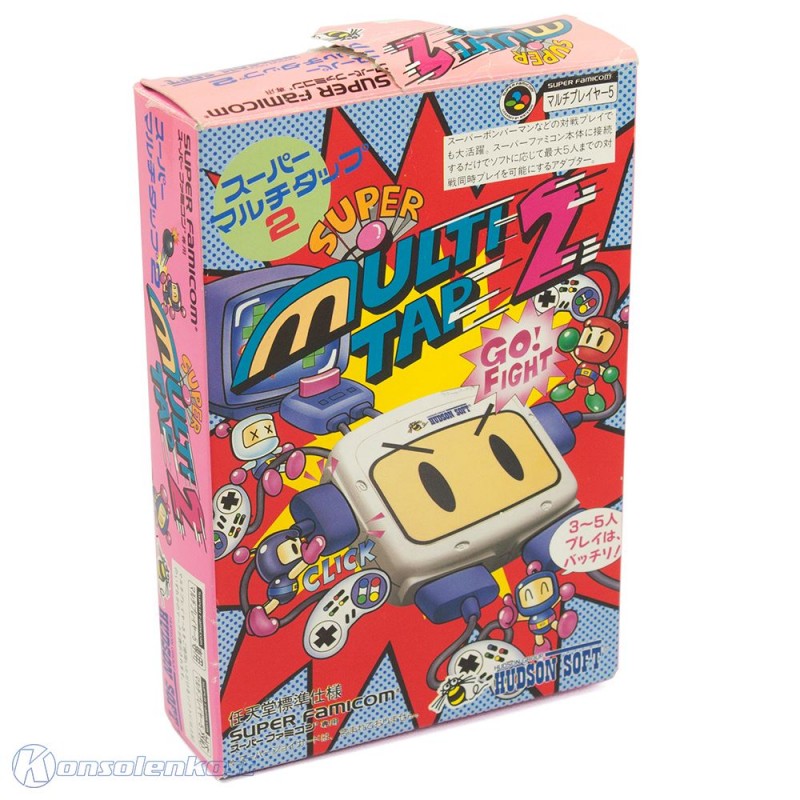 SNES - Super Multitap / Multiplayer / Multi Player Adapter #Bomberman ...