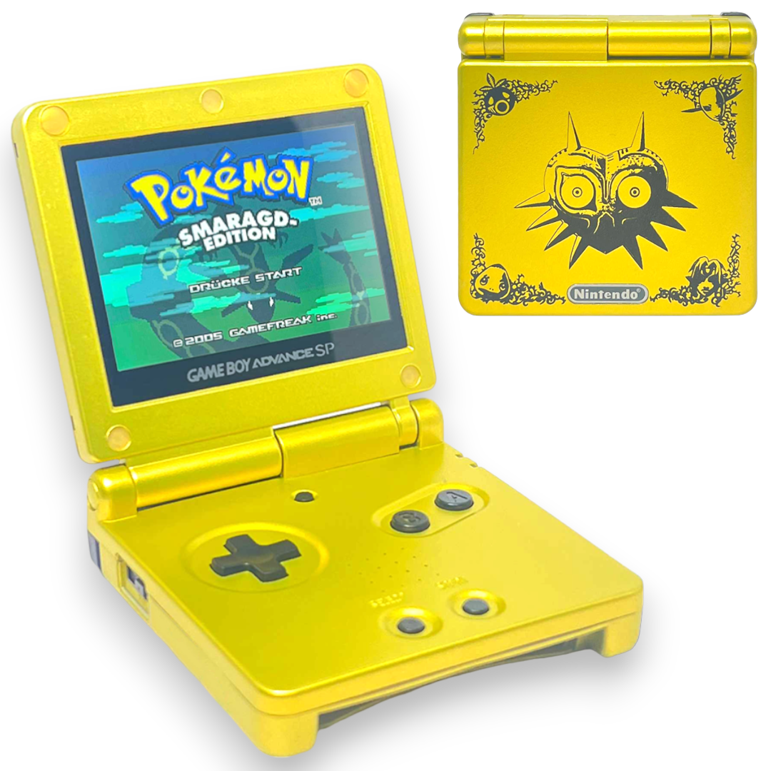 GameBoy Advance - Konsole GBA SP #Zelda: Majoras Mask IPS V2 Mod ...
