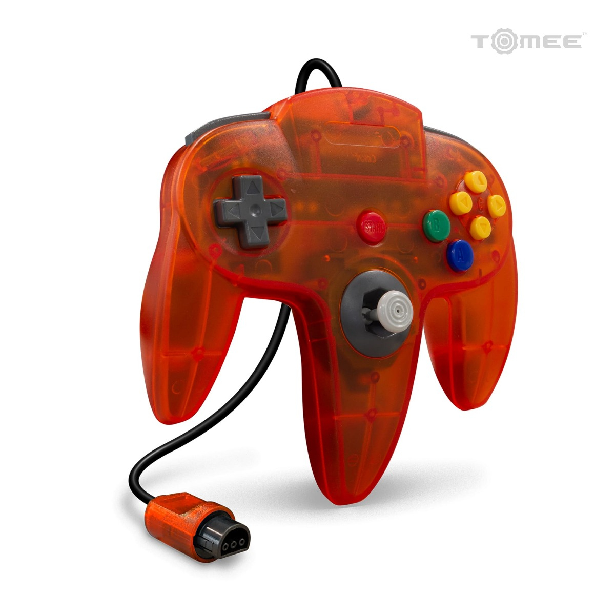 N64 - Controller / Pad #clear-fire-red / rot-transparent [Tomee] (NEU ...