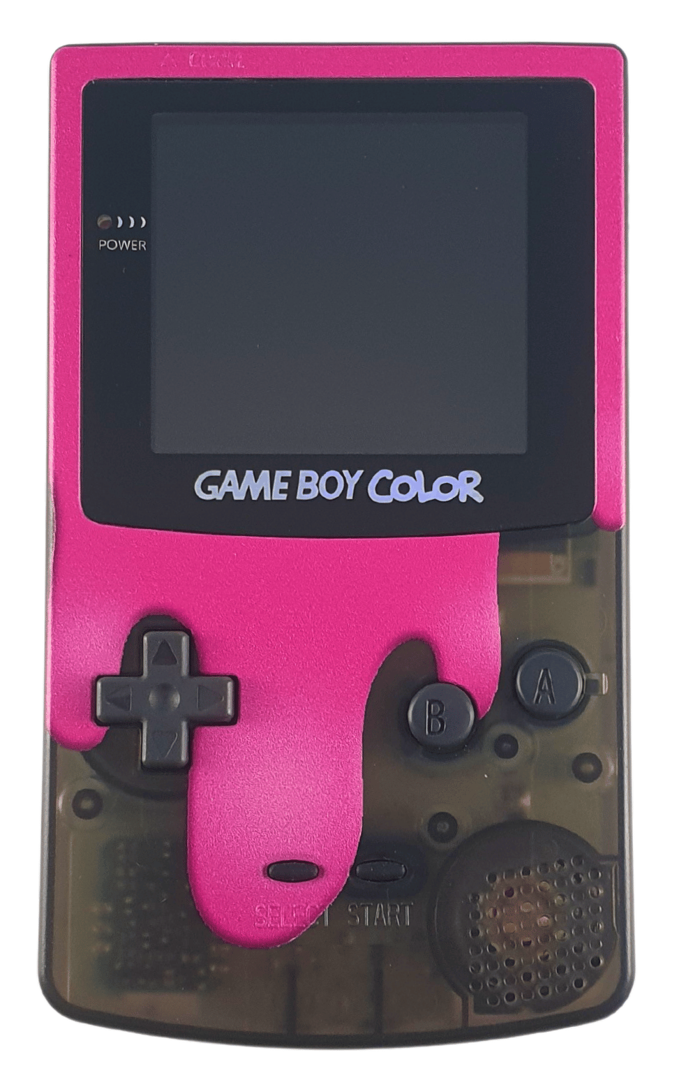 GameBoy Color - Konsole #Paint Spill Magenta Q5 IPS Mod mit größerem ...