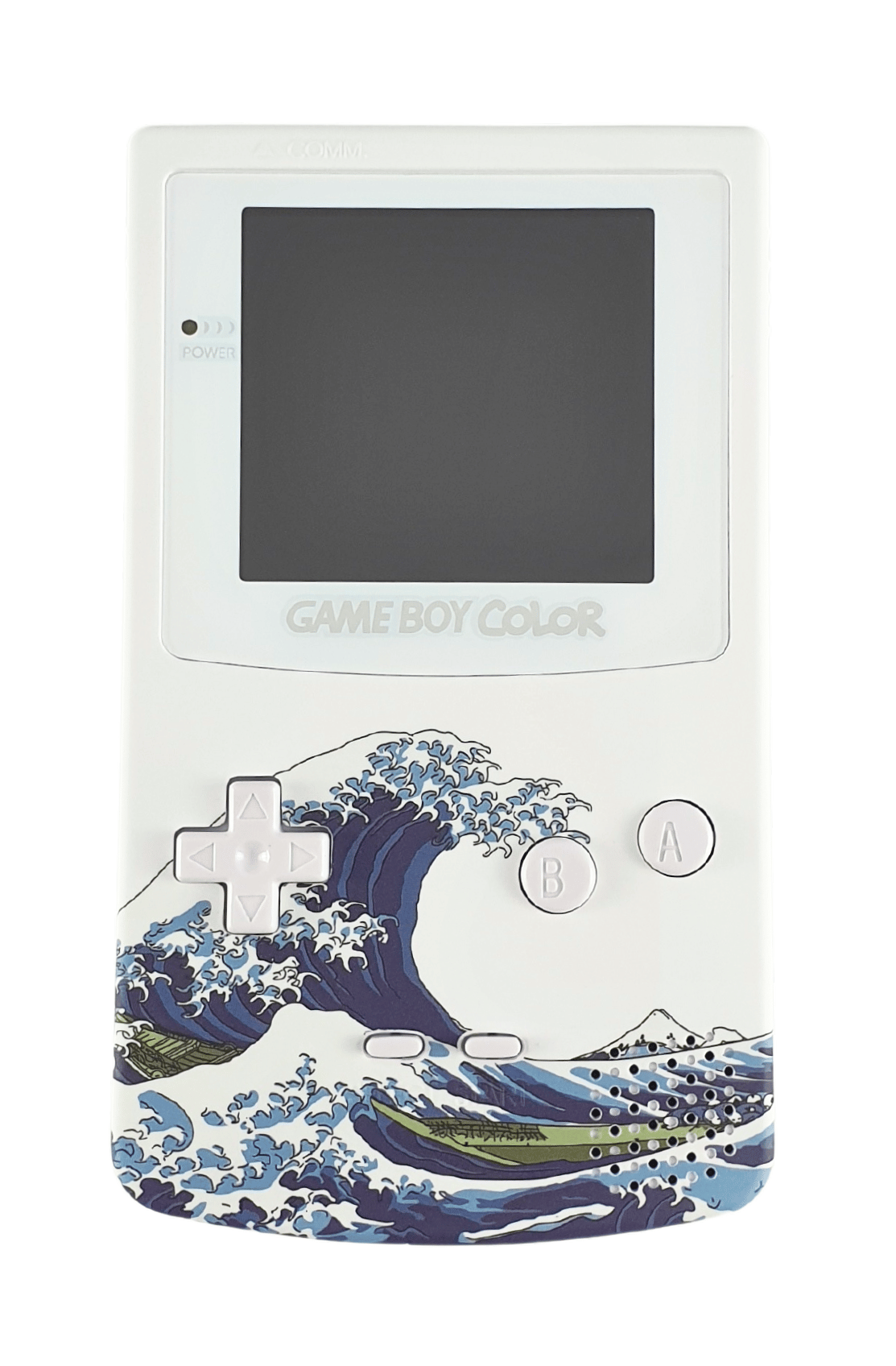 GameBoy Color - Konsole #The Great Wave Q5 IPS Mod mit größerem Display ...